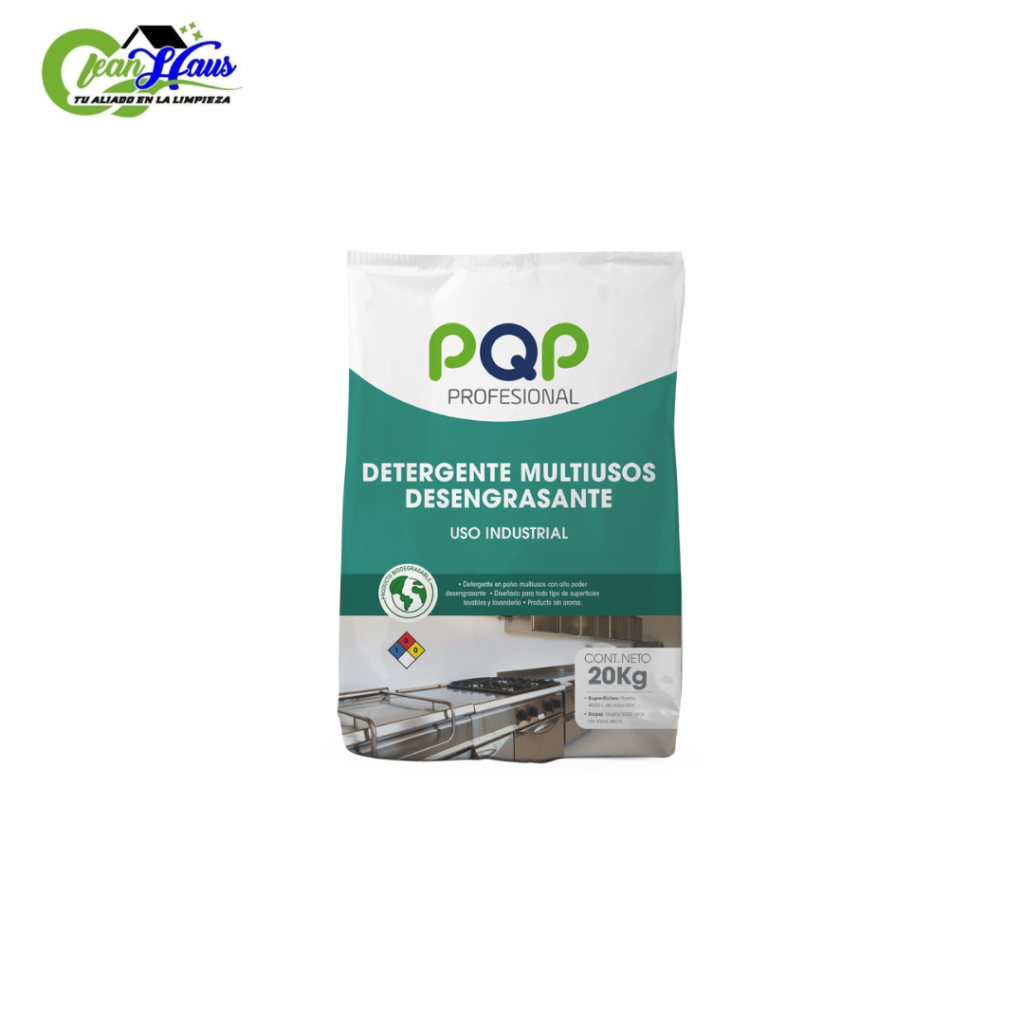 DETERGENTE MULTIUSOS DESENGRASANTE PQP PROFESIONAL – CLEAN HAUS